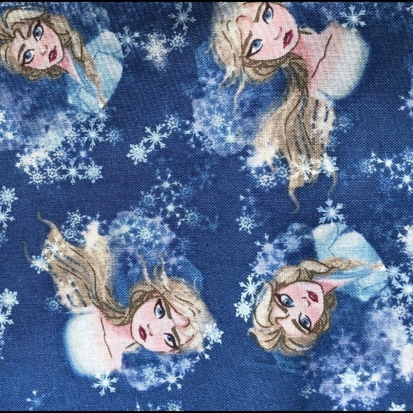 Disney | Other | Disney Fabric Princess Elsa Cotton Fabric Disney ...